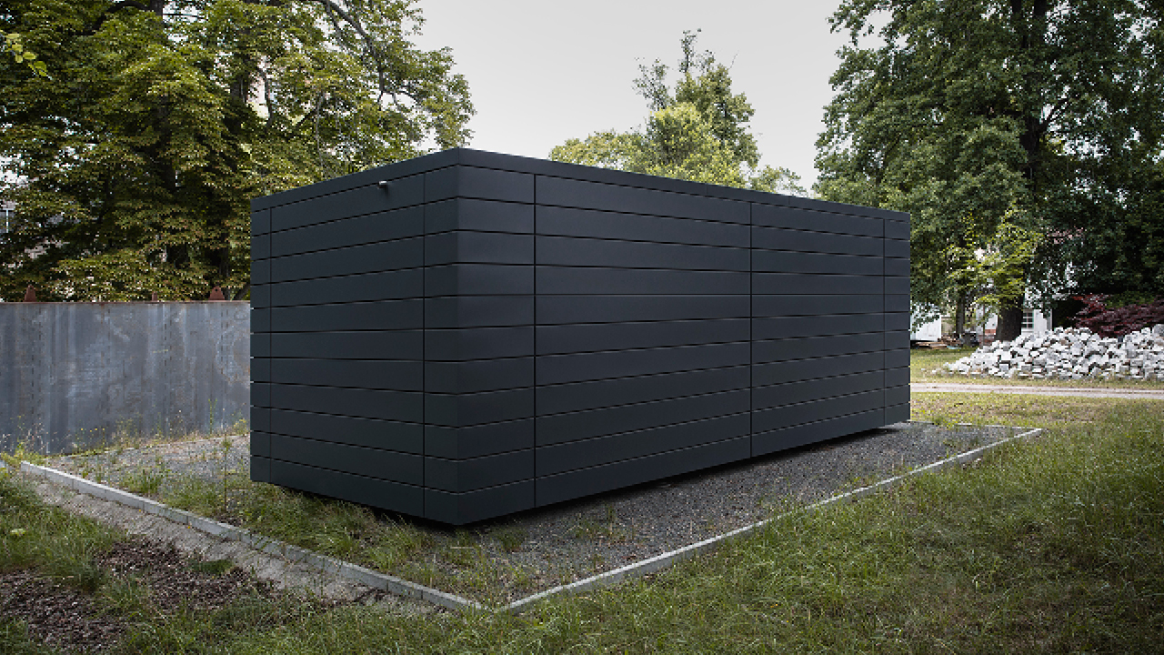 Modular garages provide ballistic protection for valuable cars while ...