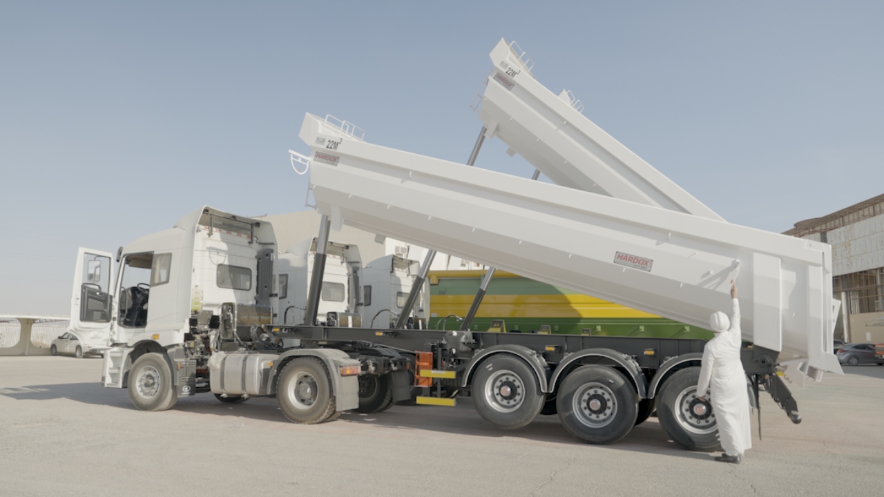 Al Jeathen reduces tipper weight while increasing payload capacity with ...