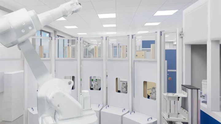 Pneumatic pipe bridge of weather-resistant steel - SSAB