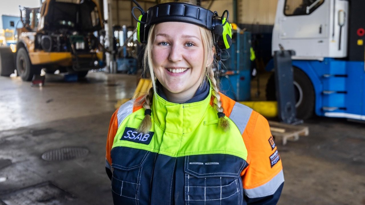 Tilda, William och Moa sommarjobbar på SSAB Borlänge - SSAB