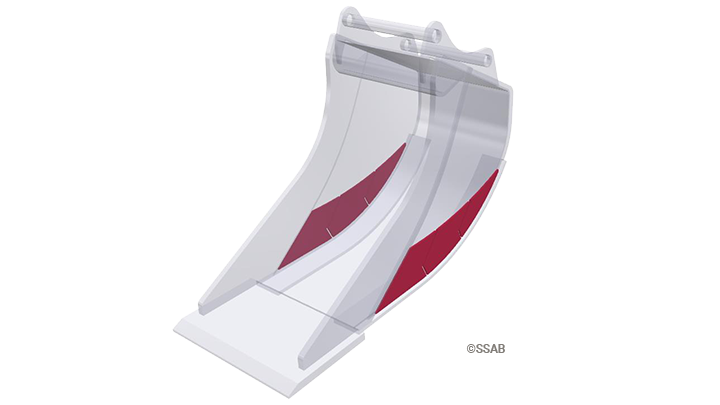 4. Lower side wear plates - SSAB