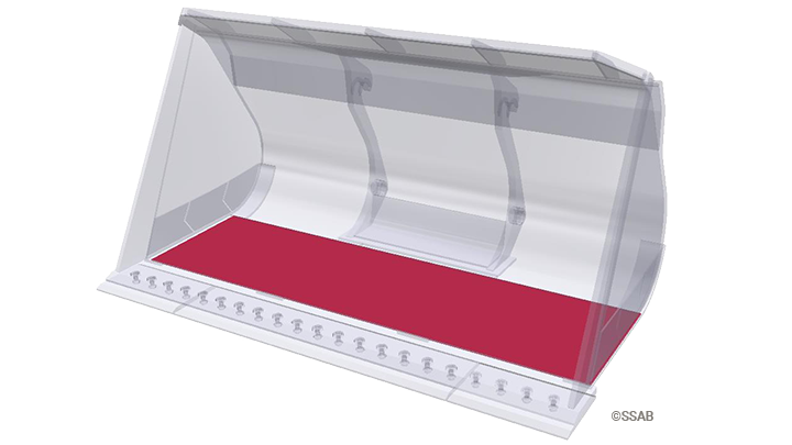 1. Bottom plate - SSAB