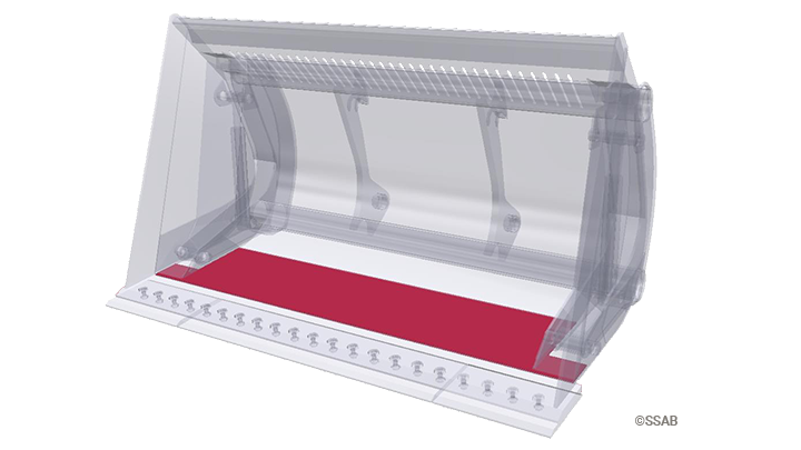 1. Bottom plate - SSAB